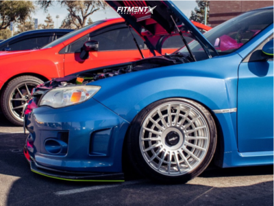 2013 Subaru WRX Base with 18x9.5 Rotiform Las-r and Falken 245x40 on ...