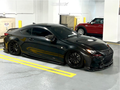 2017 Lexus RC300 F Sport with 19x8.5 Ferrada Fr4 and Yokohama 235x40 on ...