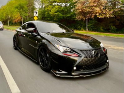 2017 Lexus RC300 F Sport with 19x8.5 Ferrada Fr4 and Yokohama 235x40 on ...