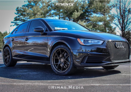 2015 Audi A3 Quattro Premium Plus with 18x8.5 Aodhan Ah11 and Falken ...