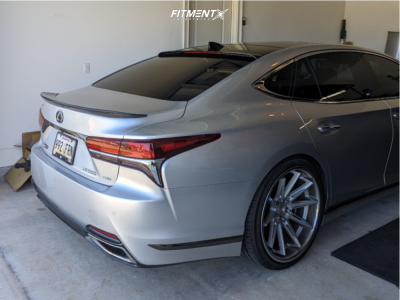 2020 Lexus LS500 F Sport with 22x9.5 Ferrada Cm2 and Lexani 265x35 on ...