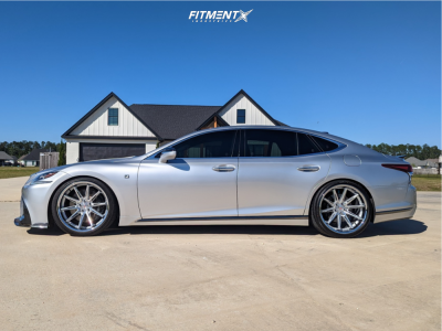 2020 Lexus LS500 F Sport with 22x9.5 Ferrada Cm2 and Lexani 265x35 on ...