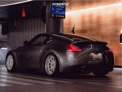 2017 Nissan 370Z Sport with 19x9.5 ESR Cs12 and Continental 245x40 on ...