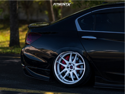 2016 Honda Accord EX-L with 19x9.5 Work Emotion Cr 2p and Ohtsu 225x35 ...