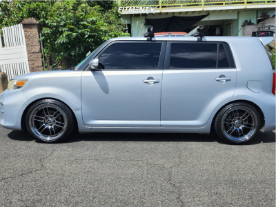 2013 Scion XB Base with 18x9.5 Enkei Rpf1 and Delinte 225x40 on ...