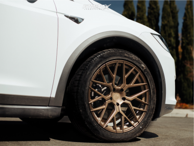 2020 Tesla X Performance with 20x9 Aodhan Aff9 and Pirelli 255x45 on ...