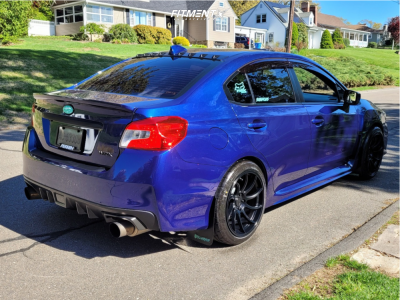 2016 Subaru WRX Premium with 18x9.5 Anovia Night and Firestone 245x40 ...