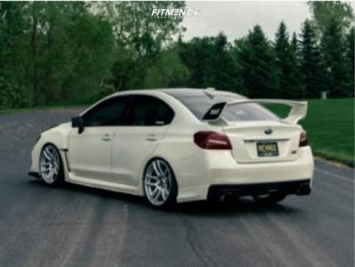 2018 Subaru WRX STI Limited with 19x9.5 ESR Cs8 and Centennial 245x35 ...