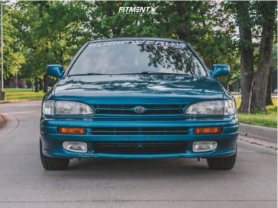 1995 Subaru Impreza L with 17x8 Konig Lockout and Ohtsu 205x40 on ...