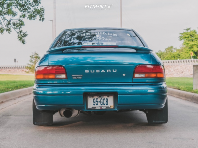 1995 Subaru Impreza L with 17x8 Konig Lockout and Ohtsu 205x40 on ...