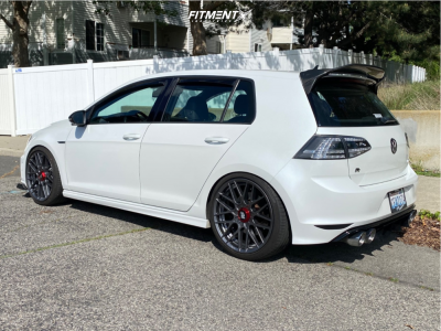 2016 Volkswagen Golf R Base with 19x8.5 Rotiform Rse and Continental ...