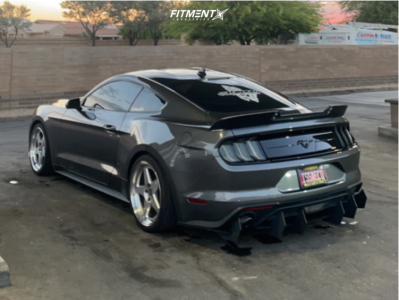 2021 Ford Mustang EcoBoost with 19x9 ESR Cr5 and Haida 265x30 on ...