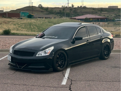 2009 INFINITI G37 Base with 19x9.5 Aodhan Ds07 and Vercelli 245x40 on ...