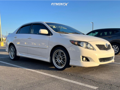 2010 Toyota Corolla S with 18x8 Enkei Rpf1 and Falken 225x40 on Stock ...