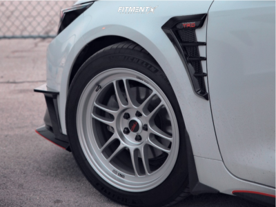 2022 Toyota Corolla XSE with 17x9 Enkei Rpf1 and Michelin 235x45 on ...