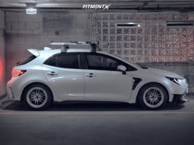 2022 Toyota Corolla XSE with 17x9 Enkei Rpf1 and Michelin 235x45 on ...