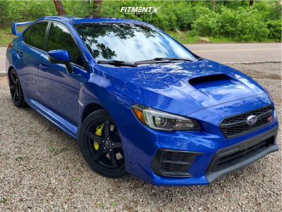2020 Subaru WRX STI with 18x8.5 50 Enkei Kojin and 245/40R18 Falken ...