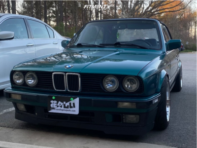 1993 BMW 325i Base with 15x8 SSR Longchamp and Nankang 195x50 on ...