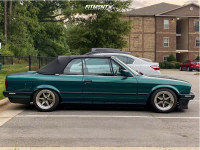 1993 BMW 325i Base with 15x8 SSR Longchamp and Nankang 195x50 on ...
