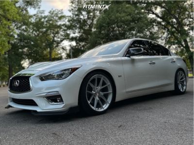 2018 INFINITI Q50 Luxe with 19x8.5 Aodhan Aff7 and Continental 245x35 ...