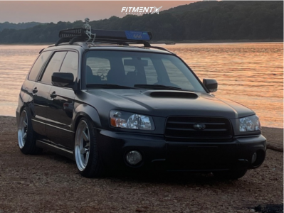 2003 Subaru Forester with 18x9.5 35 Aodhan Ds05 and 235/40R18 Ironman ...