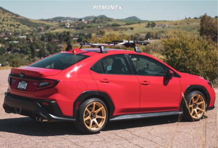 2022 Subaru WRX Premium with 18x9.5 Motegi Mr154 and Dunlop 245x40 on Stock Suspension | 2701486 ...