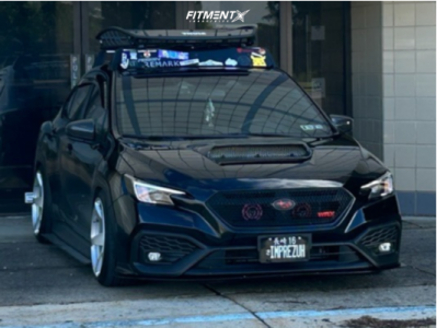 2022 Subaru WRX Base with 18x9.5 Heritage Imola Monoc and Vercelli ...