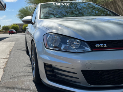 2017 Volkswagen GTI S with 17x8.5 Konig Heliogram and Continental ...