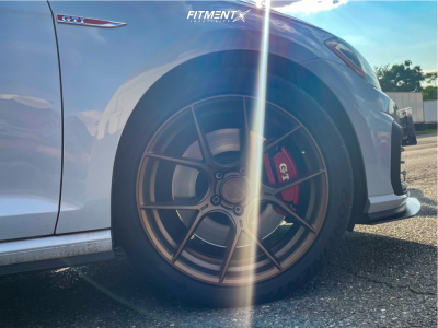 2018 Volkswagen GTI SE with 18x8.5 Aodhan Ah11 and Continental 245x40 ...