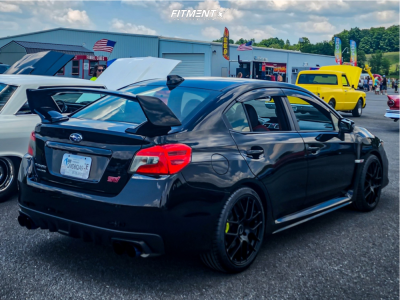 2020 Subaru WRX STI Base with 19x8.5 Enkei Raijin and Michelin 245x35 on Stock Suspension ...