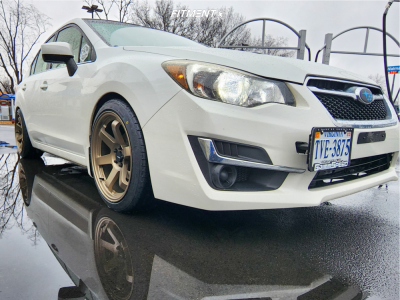 2015 Subaru Impreza Premium with 18x9.5 AVID1 AV6 and Toyo Tires 235x45 ...