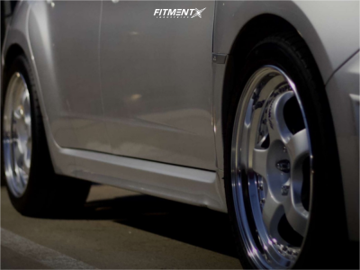 2011 Subaru Impreza WRX with 18x8.5 Work Meister S1 3p and Michelin ...