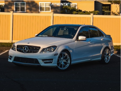 2014 Mercedes-Benz C300 with 18x8.5 35 Aodhan Aff7 and 235/40R18 ...