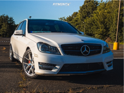 2014 Mercedes-Benz C300 4Matic Sport with 18x8.5 Aodhan Aff7 and ...
