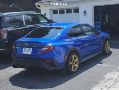 2022 Subaru WRX Premium with 18x9.5 Option Lab R555 and Michelin 265x35 ...