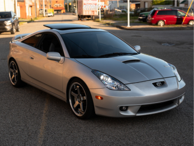 2000 Toyota Celica with 18x8.5 35 F1R Fc5 and 215/40R18 Lexani Lxuhp ...