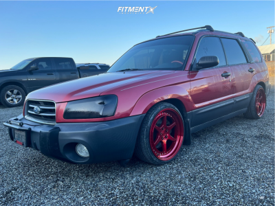 2003 Subaru Forester X with 18x9.5 Aodhan Ds09 and Lexani 215x35 on ...