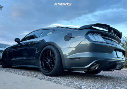2017 Ford Mustang V6 with 19x9.5 ESR Cs15 and Goodyear 255x40 on ...