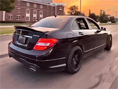 2014 Mercedes-Benz C300 4Matic Sport with 18x8.5 Aodhan Aff7 and Toyo ...