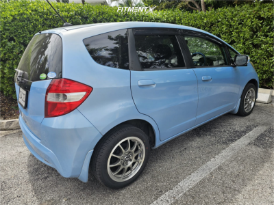 2012 Honda Fit Sport with 15x6.5 Enkei J10 and Hankook 195x50 on Stock Suspension | 2807072 ...
