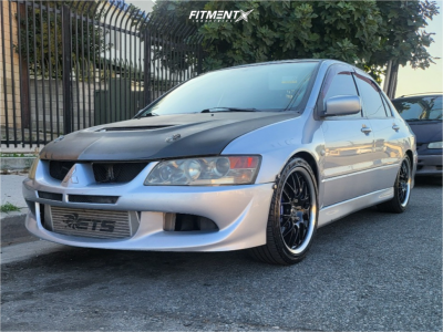 2003 Mitsubishi Lancer Evolution with 18x8 Enkei Lusso and Toyo Tires ...