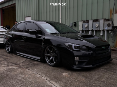 2015 Subaru WRX Premium with 18x9.5 Kansei Tandem and Lexani 215x35 on ...