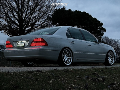 2002 Lexus LS430 Base with 19x9.5 Aodhan Ds02 and Radar 235x35 on ...
