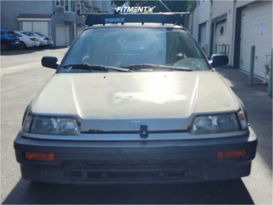 1988 Honda Civic DX with 15x6.5 AVID1 Av8 and Toyo Tires 195x45 on ...