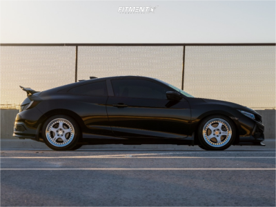 2020 Honda Civic Si with 18x9 Work Meister S1 3p and Falken 245x40 on ...