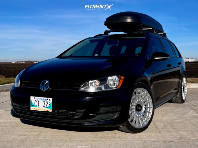 2017 Volkswagen Golf SportWagen SE with 18x8.5 Rotiform Las-r and ...