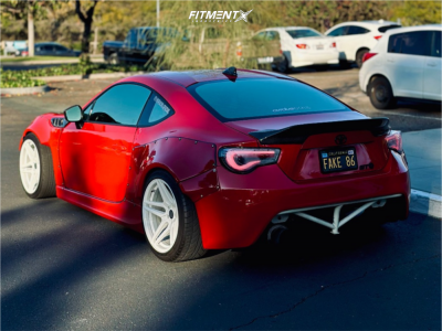 2013 Scion FR-S Base with 18x9.5 ESR Rf15 and Yokohama 255x35 on ...