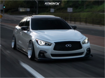 2018 INFINITI Q50 Sport with 19x11 Aodhan Ah02 and Toyo Tires 245x35 on ...