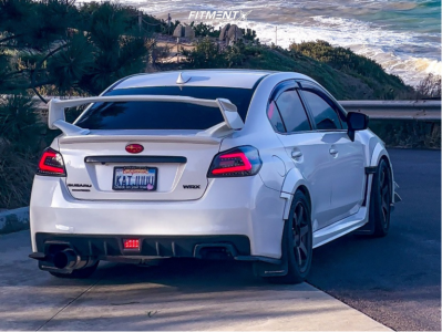 2020 Subaru WRX Base with 18x9.5 Volk Te37 Saga and Continental 265x40 ...