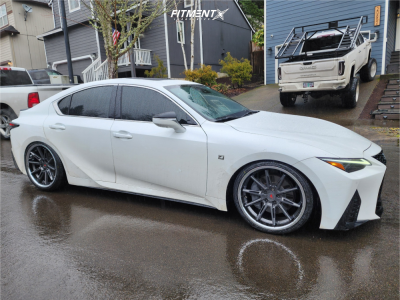 2021 Lexus IS350 F Sport with 20x9 Ferrada Cm2 and Toyo Tires 255x30 on ...